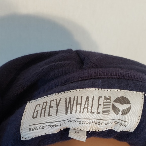 GREY WHALE | Jackets & Coats | Jersey Shore Navy Blue Hoodie Size ...